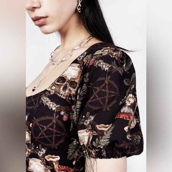Disturbia | Dresses | Nwt Disturbia Goliath Puff Sleeve Mini Dress ...